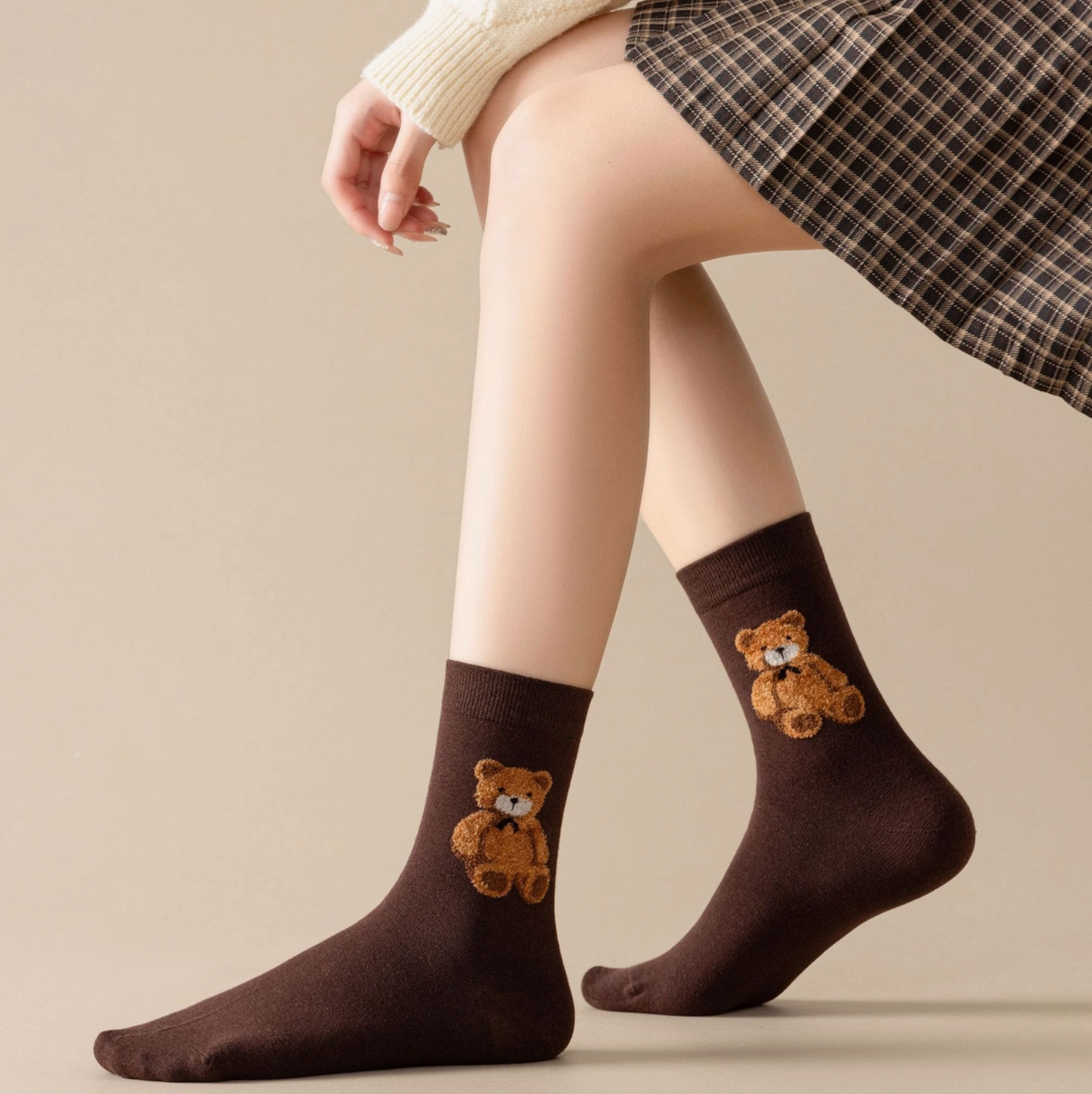 Teddy Bear Ankle Socks – The Hyve Boutique
